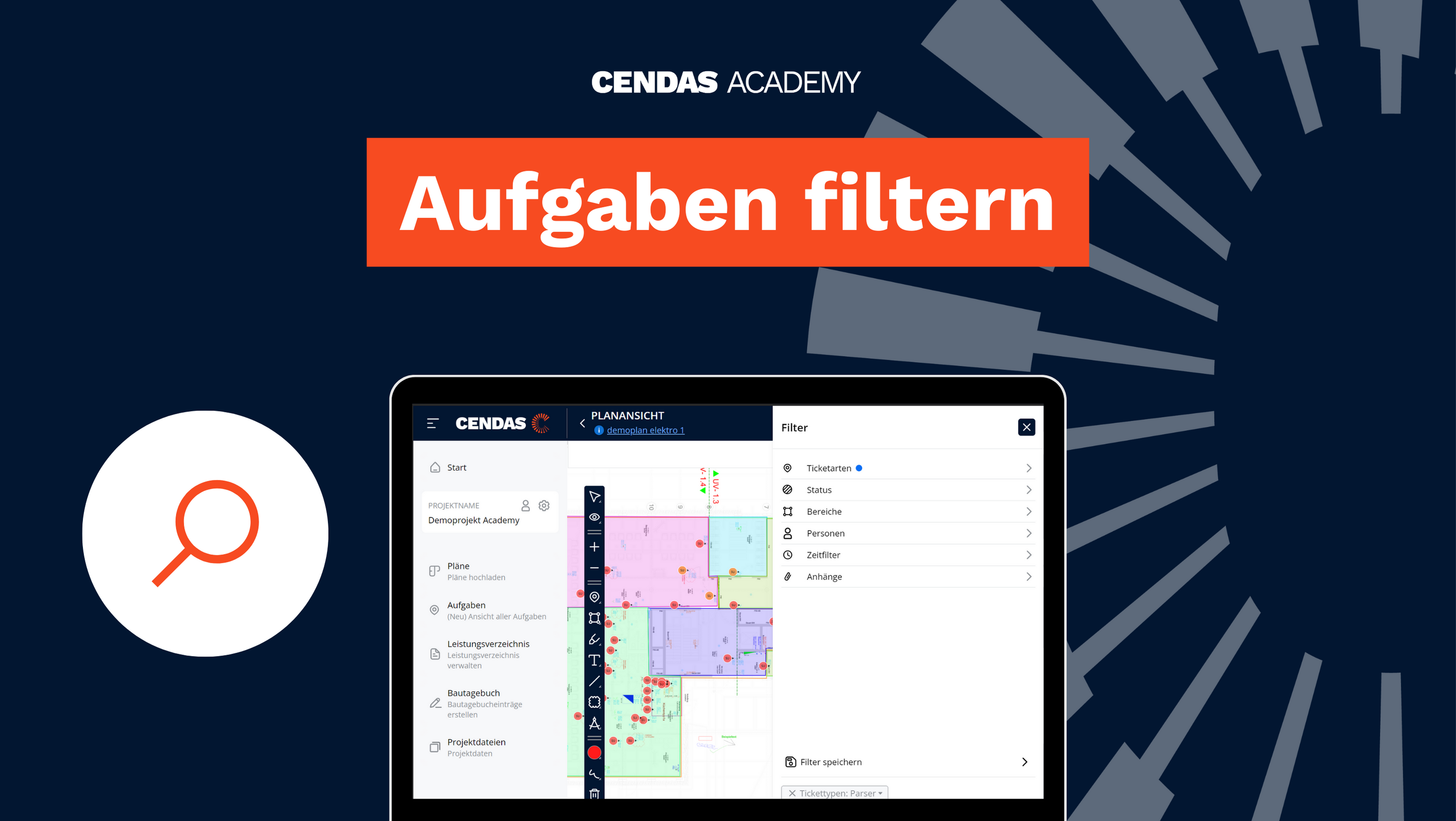 Aufgaben filtern – CENDAS GmbH